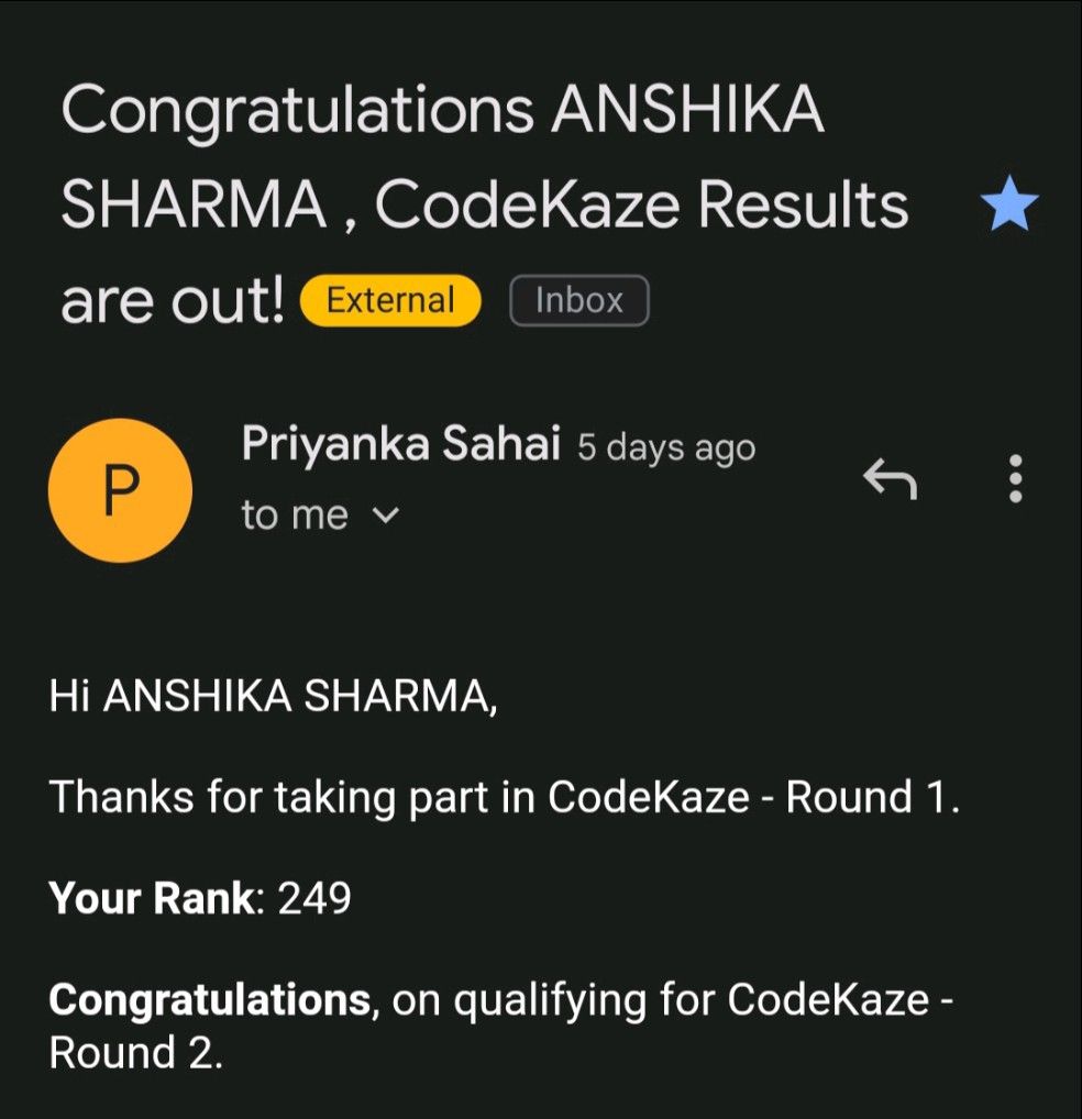 Anshika Sharma on LinkedIn: #codekaze #coding #codingninjas | 18 comments Anshika Sharma on LinkedIn: #codekaze #coding #codingninjas | 18 comments