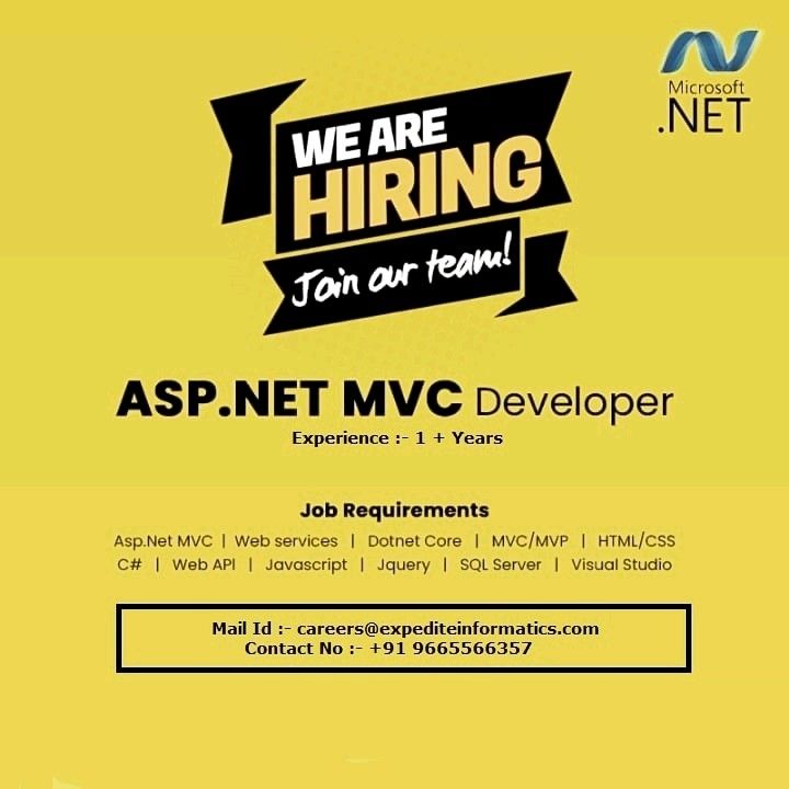 Expedite Informatics on LinkedIn: #aspdotnet #aspdotnetmvc # ... Expedite Informatics on LinkedIn: #aspdotnet #aspdotnetmvc # ...