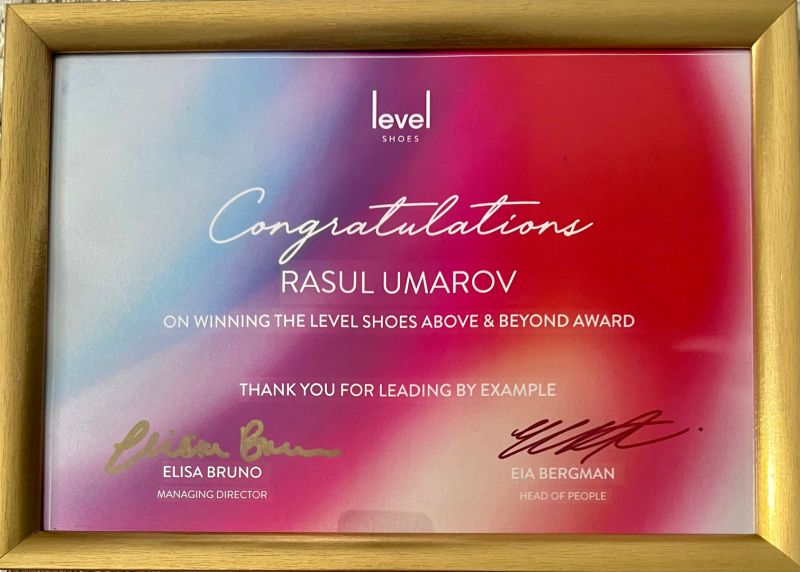 Rasul Umarov on LinkedIn: #levelshoes #chalhoubgroup #awards #chalhoub ... Rasul Umarov on LinkedIn: #levelshoes #chalhoubgroup #awards #chalhoub ...