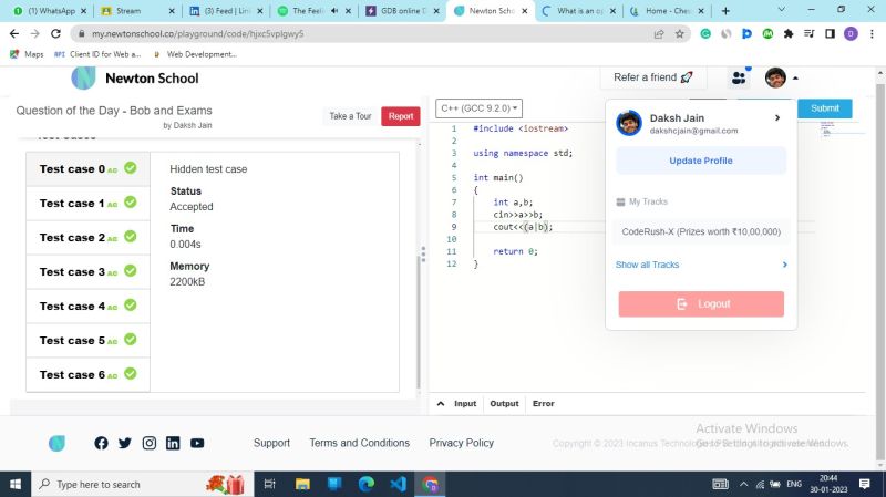 Daksh Jain on LinkedIn: #cplusplus #day15 #30daysofcode #community # ... Daksh Jain on LinkedIn: #cplusplus #day15 #30daysofcode #community # ...