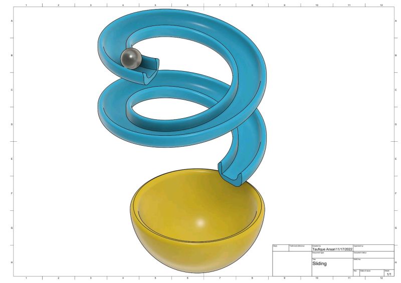 Taufique Ansari on LinkedIn: 3D Model Of Sliding Ball Using Autodesk ... Taufique Ansari on LinkedIn: 3D Model Of Sliding Ball Using Autodesk ...