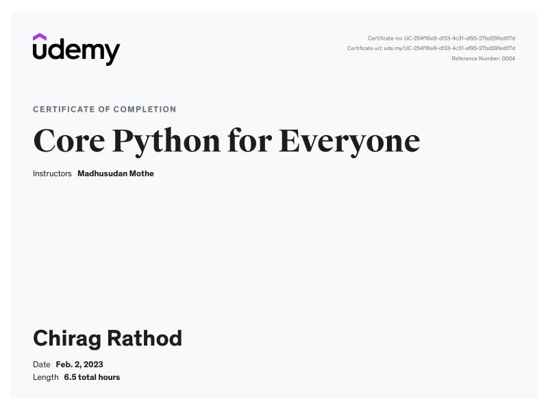 Chirag Rathod on LinkedIn: Hello Connections, I Just finished the ... Chirag Rathod on LinkedIn: Hello Connections, I Just finished the ...
