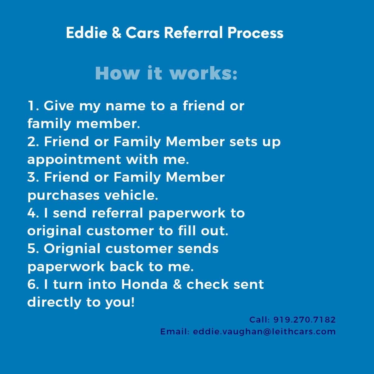Edward Vaughan on LinkedIn: My referral process is a simple 6 step ... Edward Vaughan on LinkedIn: My referral process is a simple 6 step ...
