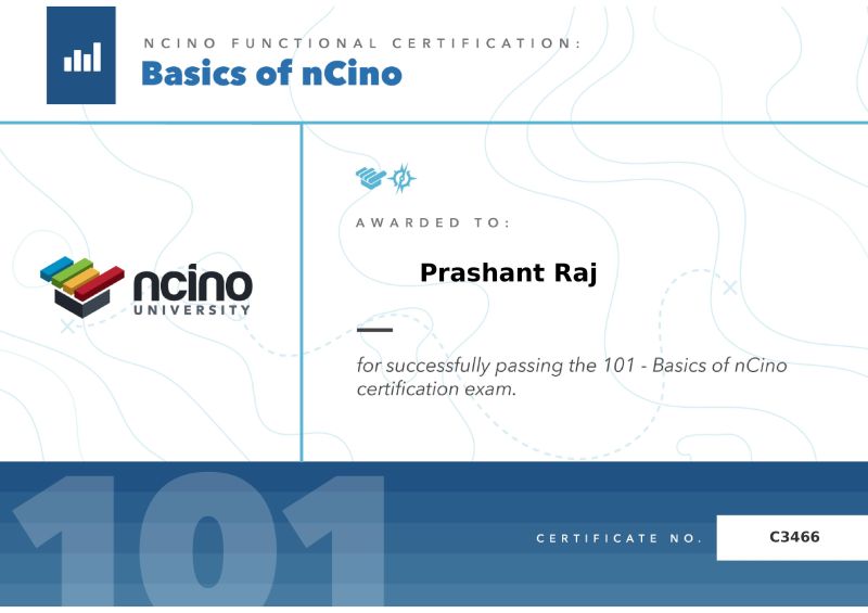 Prashant Raj on LinkedIn: #ncino Prashant Raj on LinkedIn: #ncino