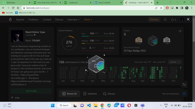 Nand Kishor Vyas on LinkedIn: #problemsolving #dsacoding #leetcode # ... Nand Kishor Vyas on LinkedIn: #problemsolving #dsacoding #leetcode # ...