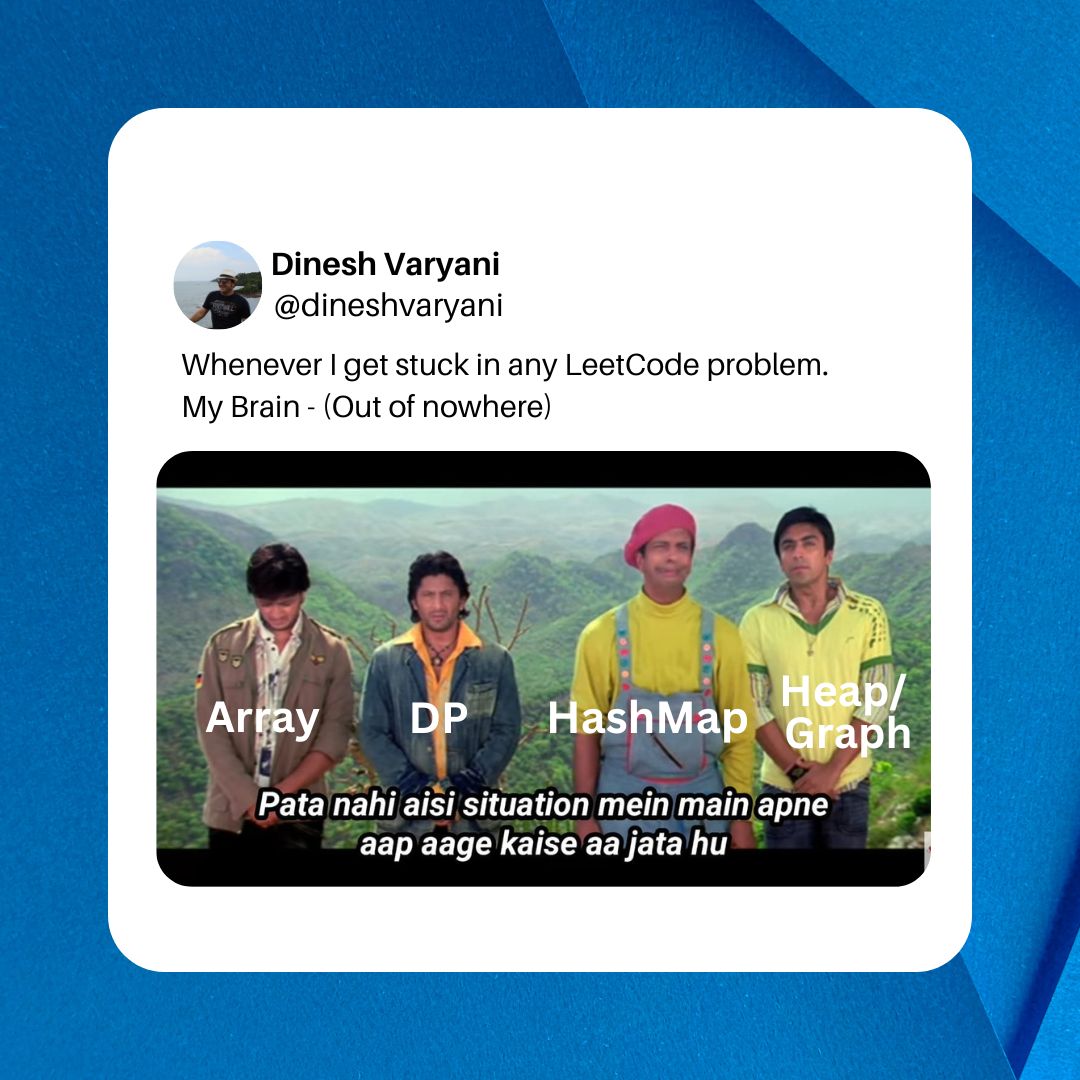 Dinesh Varyani on LinkedIn: #hashmap #dsa #leetcode #coding | 17 comments Dinesh Varyani on LinkedIn: #hashmap #dsa #leetcode #coding | 17 comments