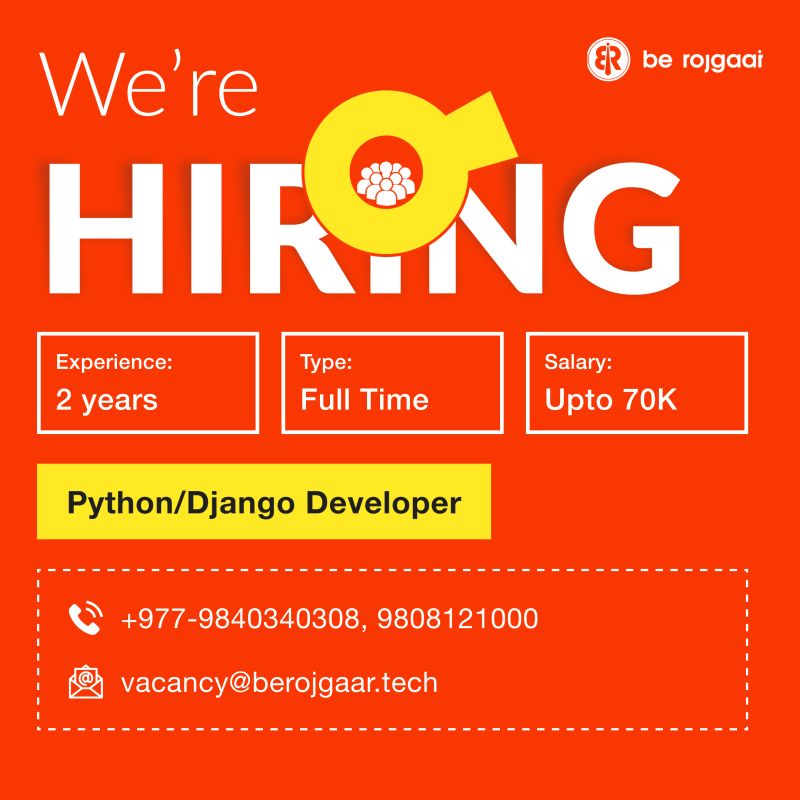 Subekhya Kathayat on LinkedIn: We are Hiring Subekhya Kathayat on LinkedIn: We are Hiring