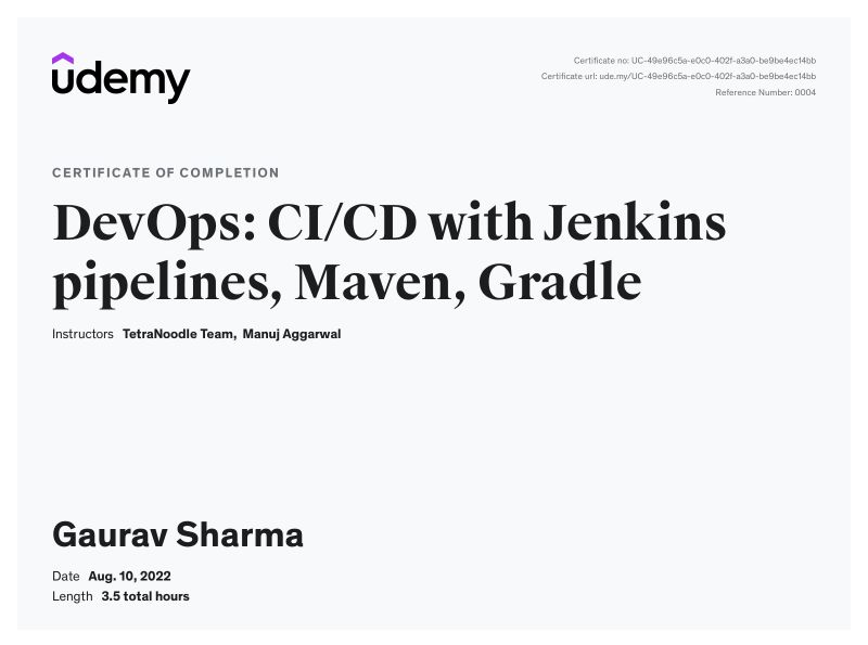 Gaurav Sharma on LinkedIn: DevOps: CI/CD with Jenkins pipelines, Maven ... Gaurav Sharma on LinkedIn: DevOps: CI/CD with Jenkins pipelines, Maven ...