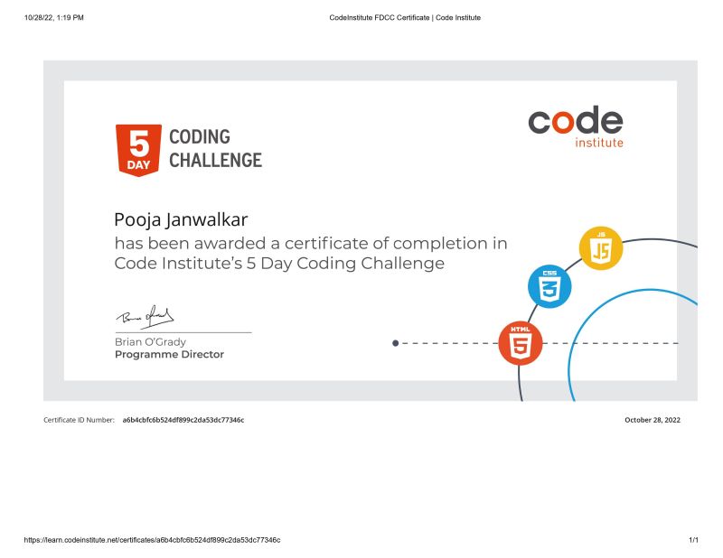 Pooja J on LinkedIn: #codeinstitute #coding Pooja J on LinkedIn: #codeinstitute #coding