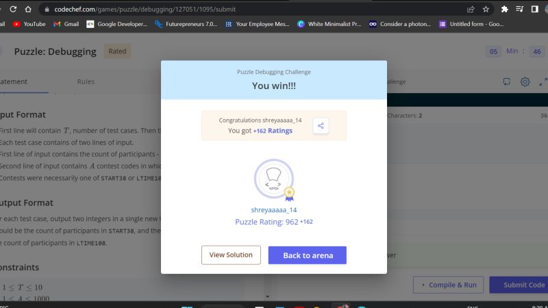 Shreya Singh on LinkedIn: #codechef #coding #codinglife #coder # ... Shreya Singh on LinkedIn: #codechef #coding #codinglife #coder # ...