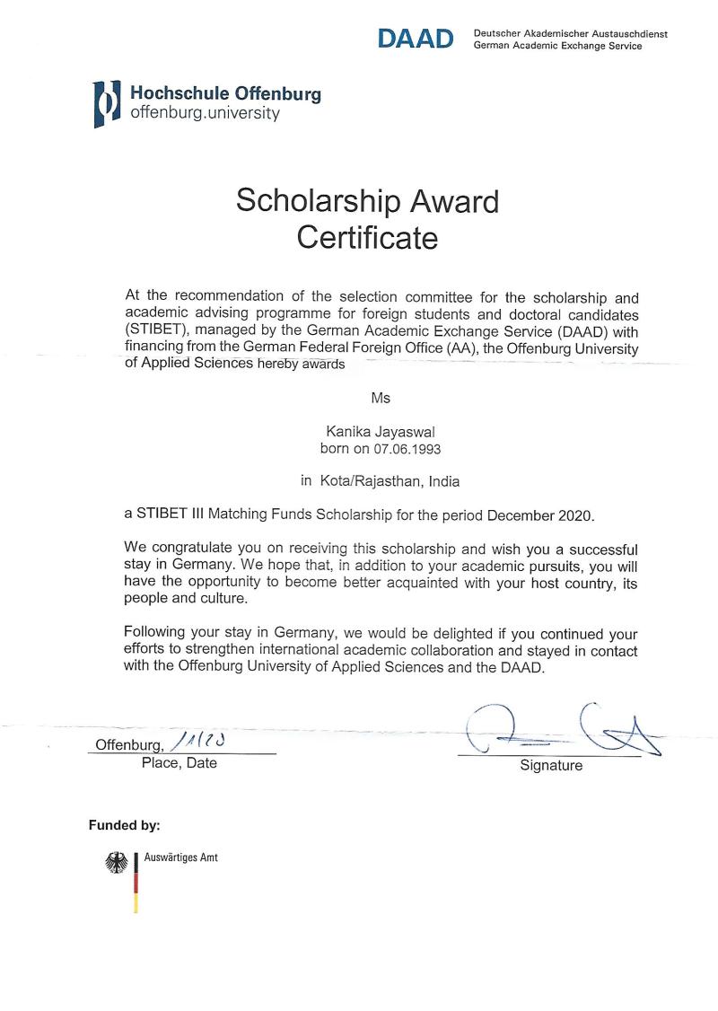 KANIKA JAYASWAL on LinkedIn: #scholarship KANIKA JAYASWAL on LinkedIn: #scholarship