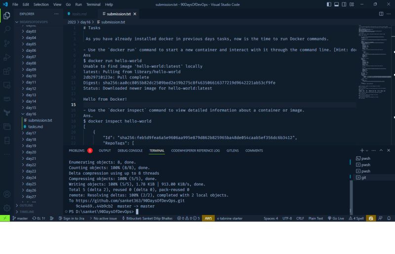 Sanket Bhalke on LinkedIn: #90daysofdevops #docker #devops Sanket Bhalke on LinkedIn: #90daysofdevops #docker #devops