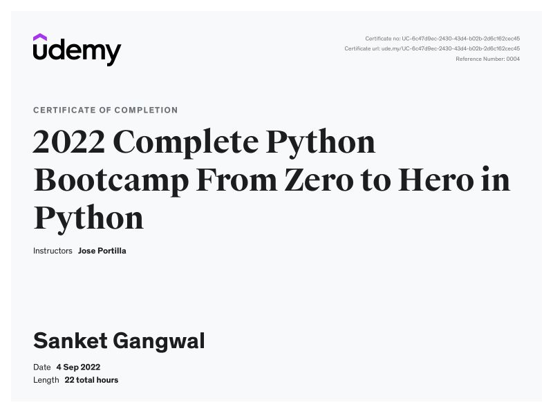 Sanket Gangwal on LinkedIn: #python #pythonprogramming #pythonlearning ... Sanket Gangwal on LinkedIn: #python #pythonprogramming #pythonlearning ...
