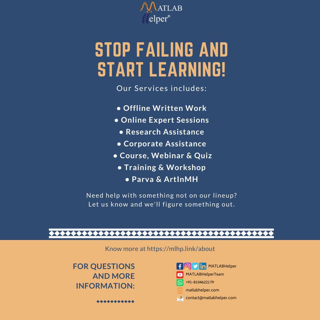 MATLAB Helper ® on LinkedIn: #matlab MATLAB Helper ® on LinkedIn: #matlab