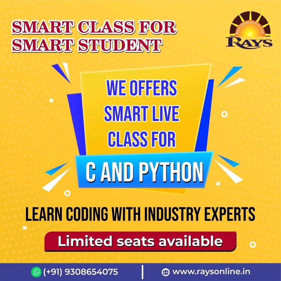 Rays Edutech Private Limited on LinkedIn: #python #coding #learncoding ... Rays Edutech Private Limited on LinkedIn: #python #coding #learncoding ...