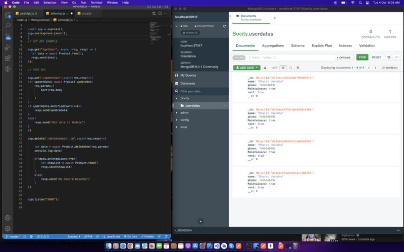 Bharat Joshi on LinkedIn: #day13 #nodejs #api #fullstackdeveloper Bharat Joshi on LinkedIn: #day13 #nodejs #api #fullstackdeveloper