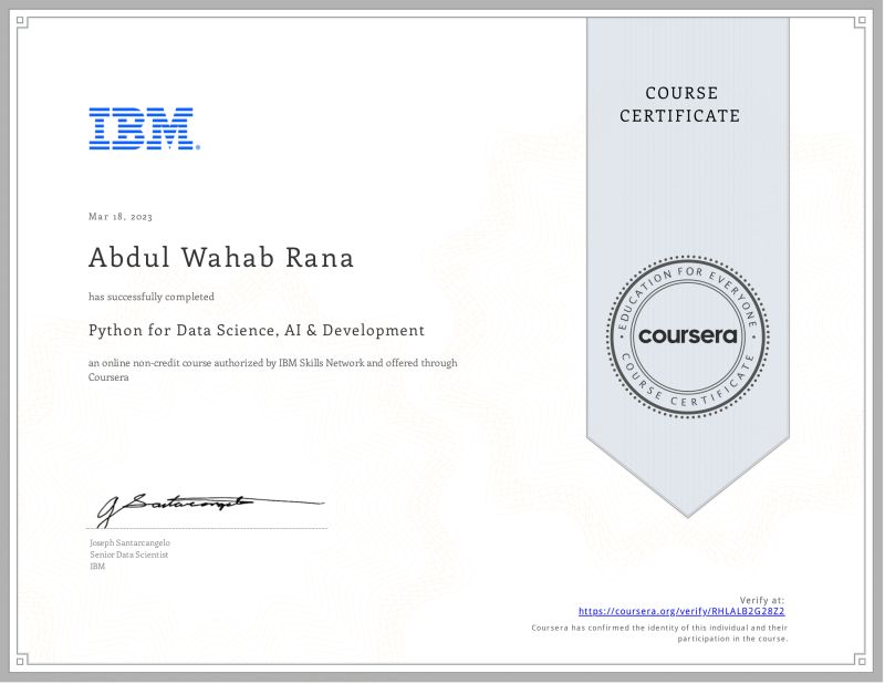 Abdul Wahab Rana on LinkedIn: #python #datascience #pythondeveloper Abdul Wahab Rana on LinkedIn: #python #datascience #pythondeveloper