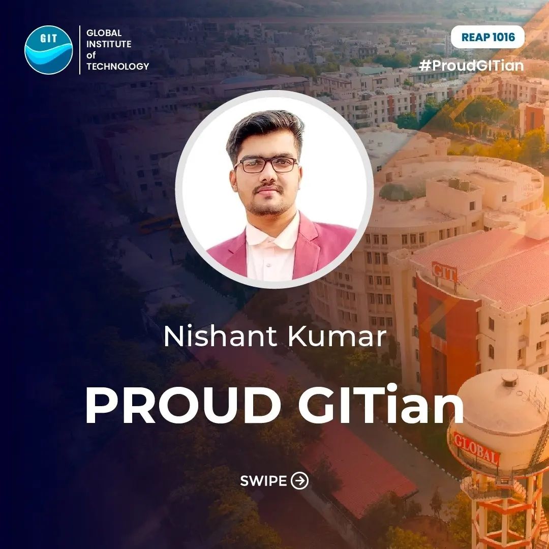 Nishant Kumar on LinkedIn: Thankyou Global Institute Of Technology ... Nishant Kumar on LinkedIn: Thankyou Global Institute Of Technology ...
