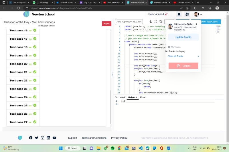 Himanshu Sahu on LinkedIn: #cplusplus #day1 #30daysofcode # ... Himanshu Sahu on LinkedIn: #cplusplus #day1 #30daysofcode # ...