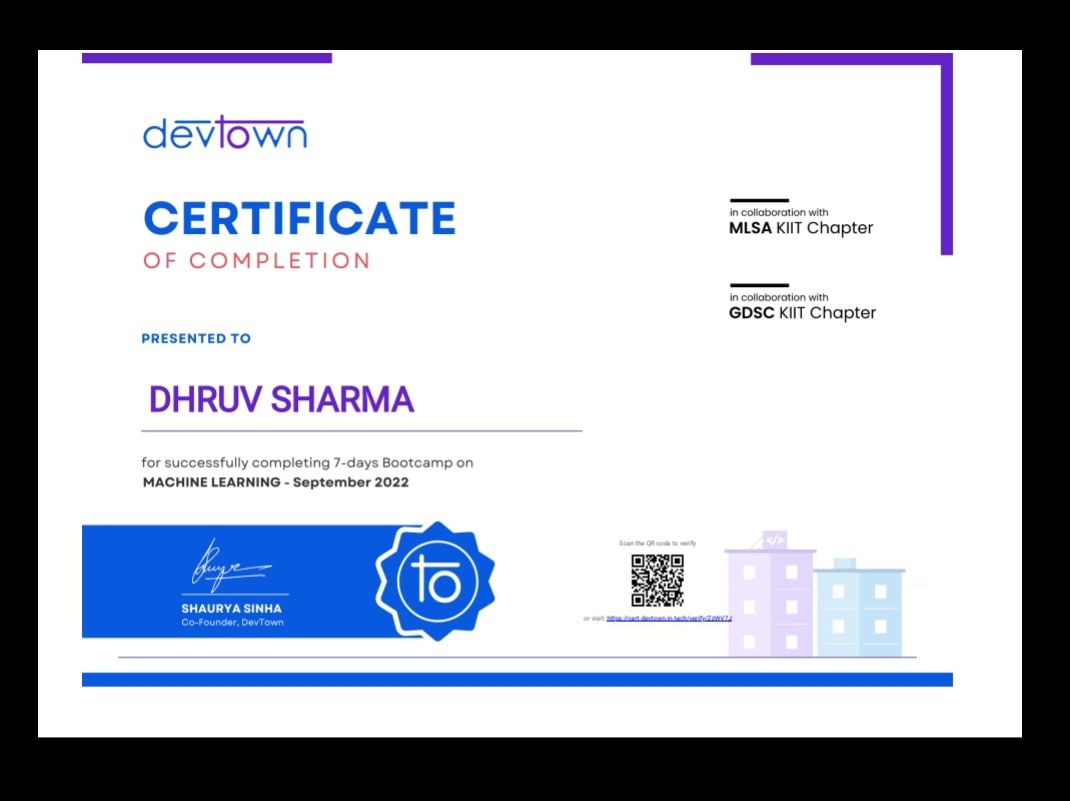 Dhruv Sharma on LinkedIn: #google #microsoft #devtown #machine_learning Dhruv Sharma on LinkedIn: #google #microsoft #devtown #machine_learning