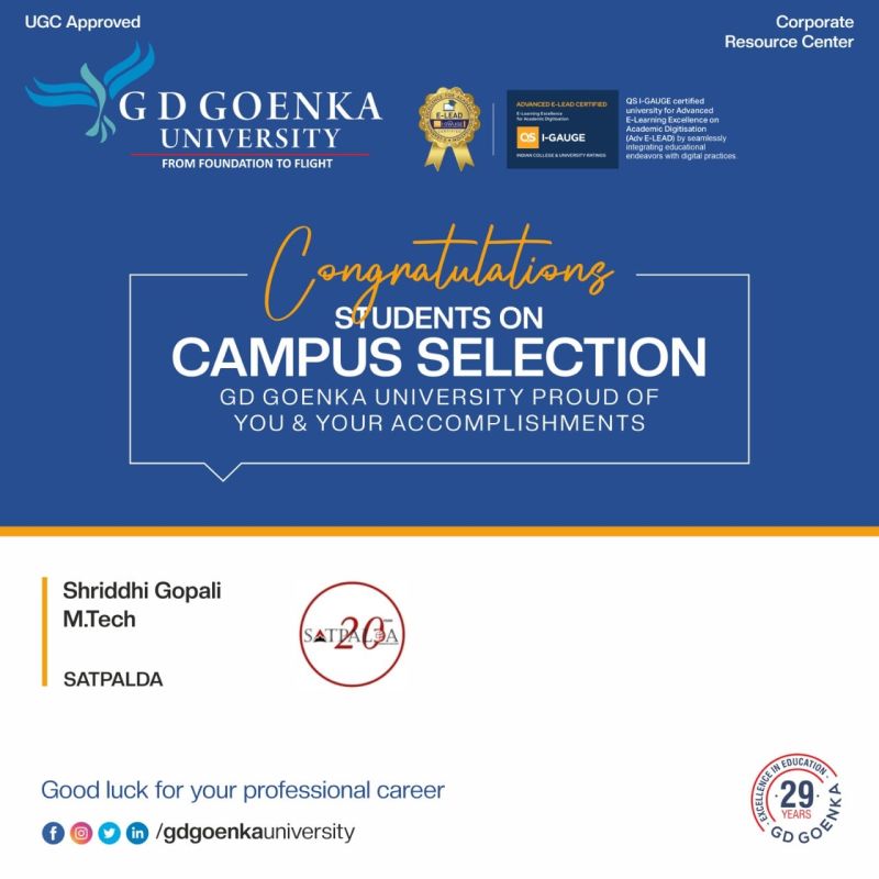 Somnath Das on LinkedIn: #gdgu #placement Somnath Das on LinkedIn: #gdgu #placement