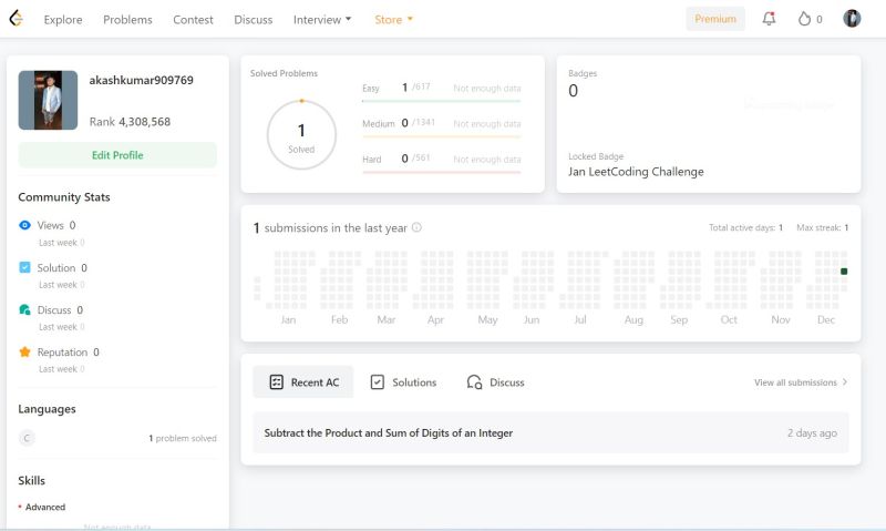 Akash kumar on LinkedIn: hey connection I have done my first question ... Akash kumar on LinkedIn: hey connection I have done my first question ...