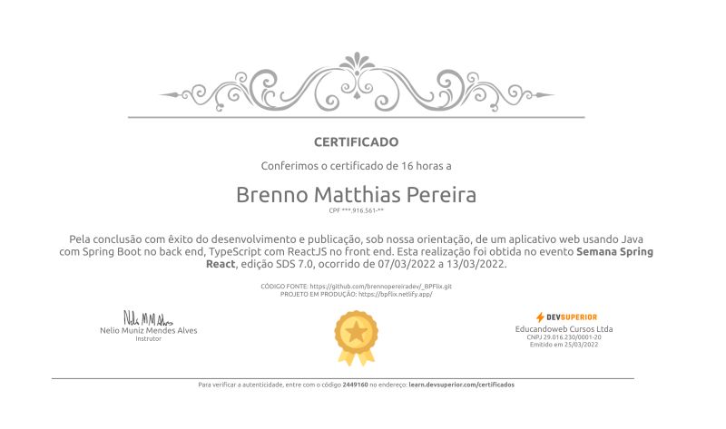 Brenno Matthias Pereira on LinkedIn: #react #java #reactjs #springboot ... Brenno Matthias Pereira on LinkedIn: #react #java #reactjs #springboot ...