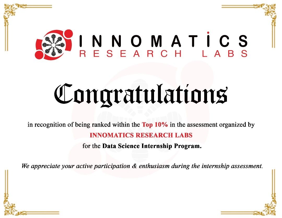 Sarvesh Pawaskar on LinkedIn: #datascience Sarvesh Pawaskar on LinkedIn: #datascience