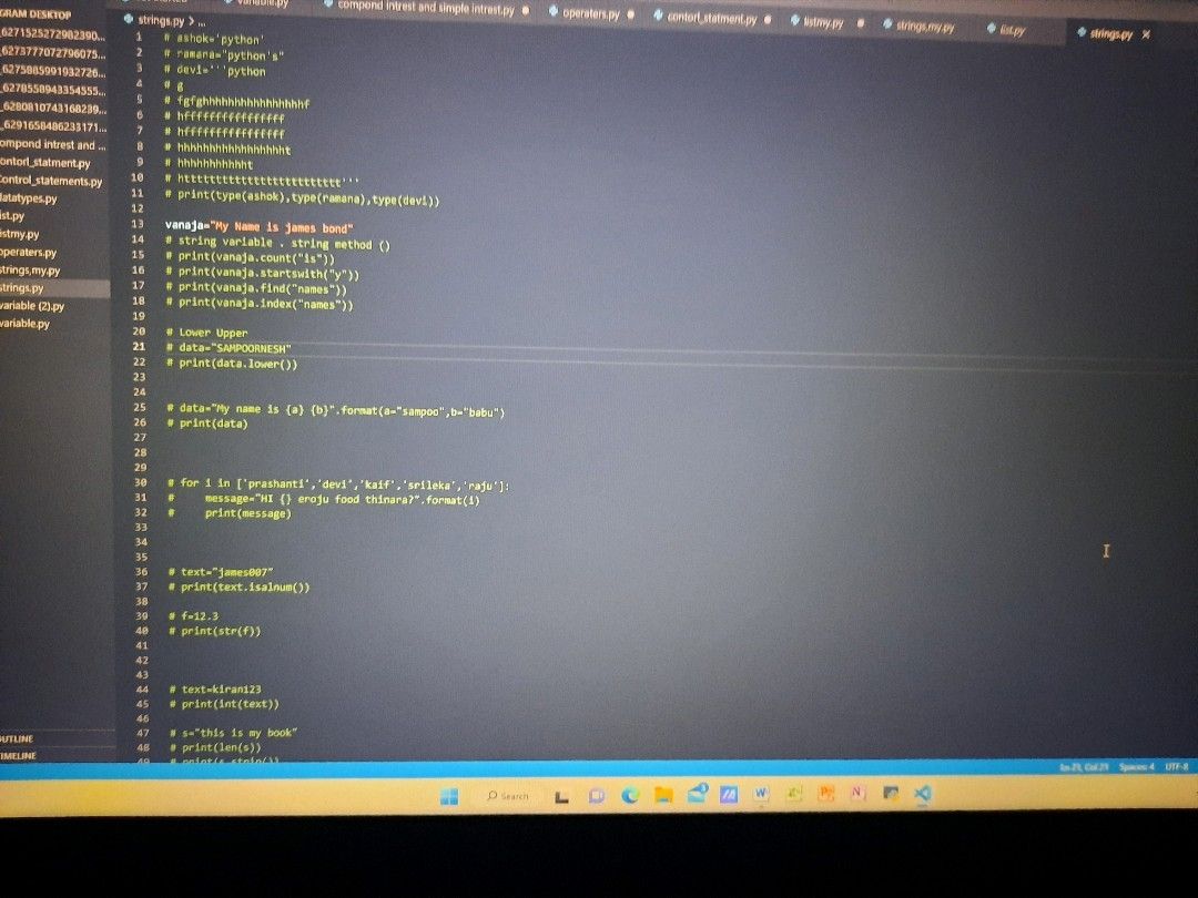 Pradeep nangunuri on LinkedIn: task13: practice strings Kiran Sagar ... Pradeep nangunuri on LinkedIn: task13: practice strings Kiran Sagar ...