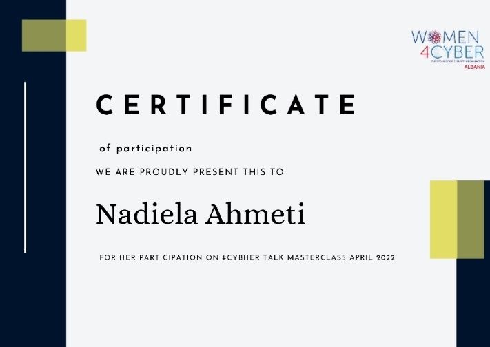 Nadiela Ahmeti on LinkedIn: #cybher #cybersecurity Nadiela Ahmeti on LinkedIn: #cybher #cybersecurity