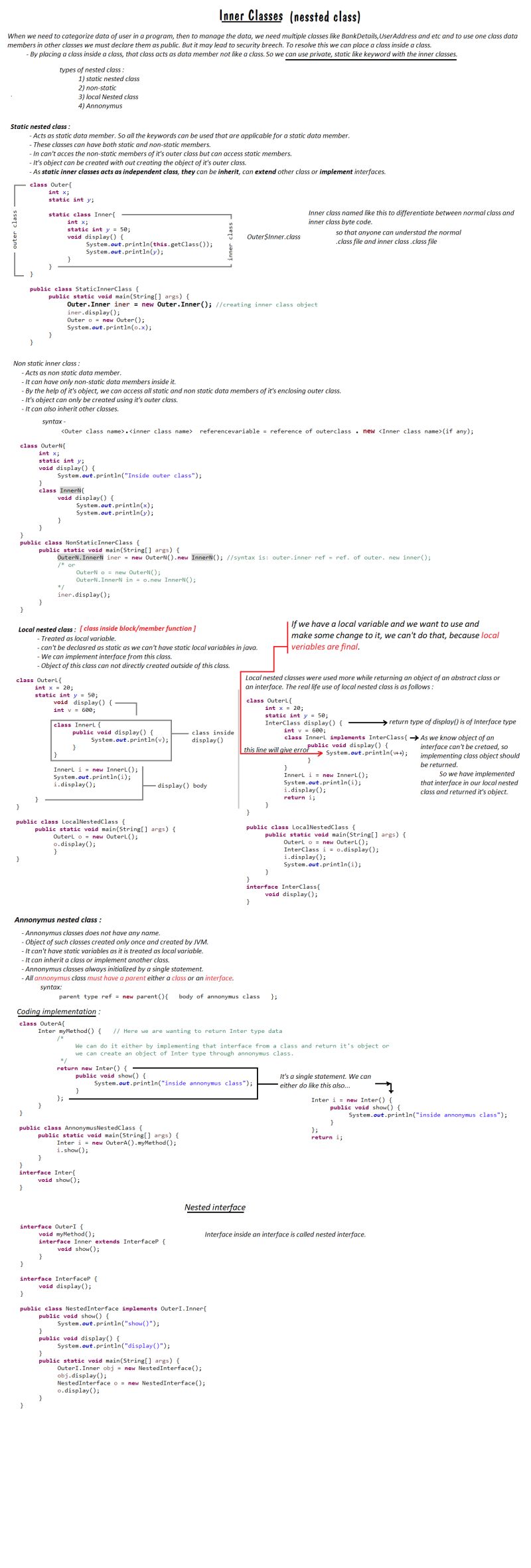 Sibaram Samal on LinkedIn: #java #inner_classes #nested_classes Sibaram Samal on LinkedIn: #java #inner_classes #nested_classes
