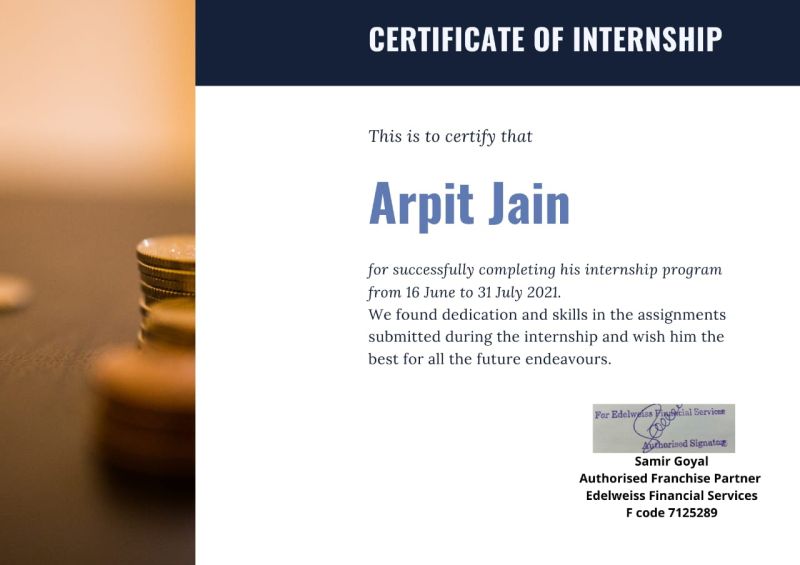 Arpit Jain on LinkedIn: Hello connection recently I have completed my ... Arpit Jain on LinkedIn: Hello connection recently I have completed my ...