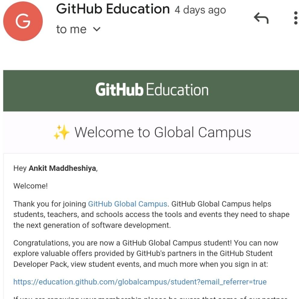 Ankit Maddheshiya on LinkedIn: #github #githubeducation Ankit Maddheshiya on LinkedIn: #github #githubeducation