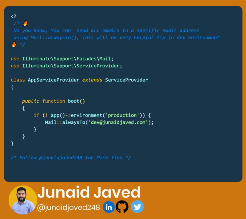Junaid Javed 🇵🇰 on LinkedIn: #phptip #php #php8 #laravel #laravelphp # ... Junaid Javed 🇵🇰 on LinkedIn: #phptip #php #php8 #laravel #laravelphp # ...