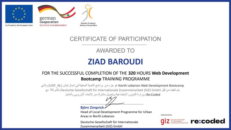 Ziad Baroudi on LinkedIn: #programming #reactjs #htmlcss #developer # ... Ziad Baroudi on LinkedIn: #programming #reactjs #htmlcss #developer # ...