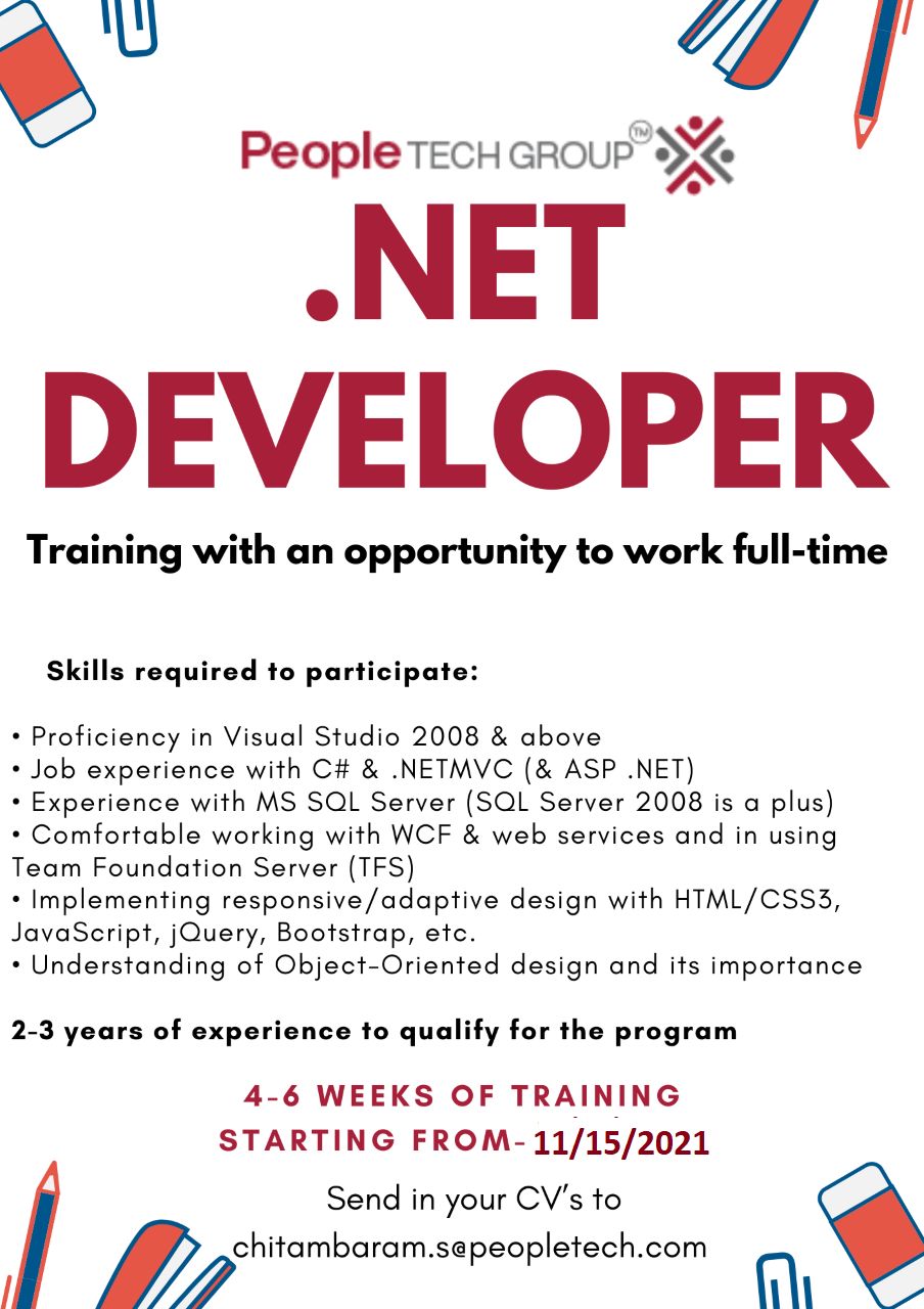 People Tech Group Inc on LinkedIn: #dotnet #dotnetdeveloper People Tech Group Inc on LinkedIn: #dotnet #dotnetdeveloper