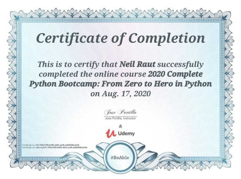 Neil Raut on LinkedIn: #python3 #datascience Neil Raut on LinkedIn: #python3 #datascience
