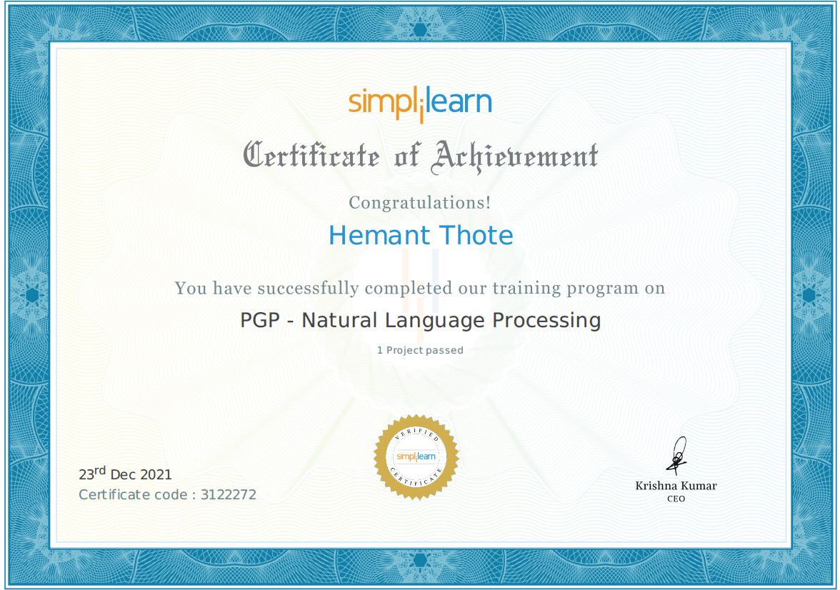 Hemant Thote on LinkedIn: #nlp #naturallanguageprocessing # ... Hemant Thote on LinkedIn: #nlp #naturallanguageprocessing # ...
