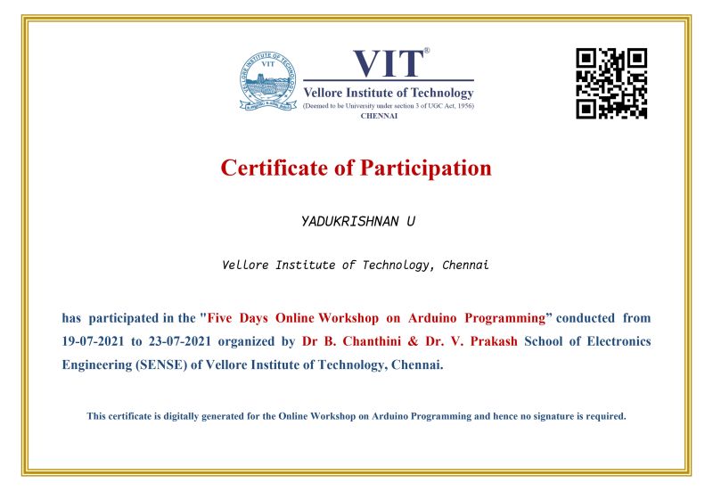 Yadu Krishnan.U on LinkedIn: #programming #arduino #coding #workshops # ... Yadu Krishnan.U on LinkedIn: #programming #arduino #coding #workshops # ...