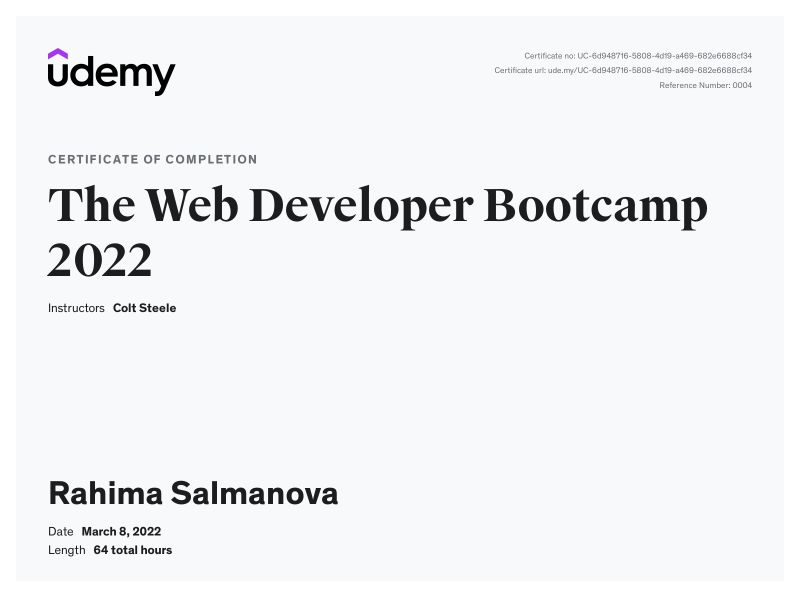 Rahima Salman on LinkedIn: #web #coltsteele #development #frontend # ... Rahima Salman on LinkedIn: #web #coltsteele #development #frontend # ...