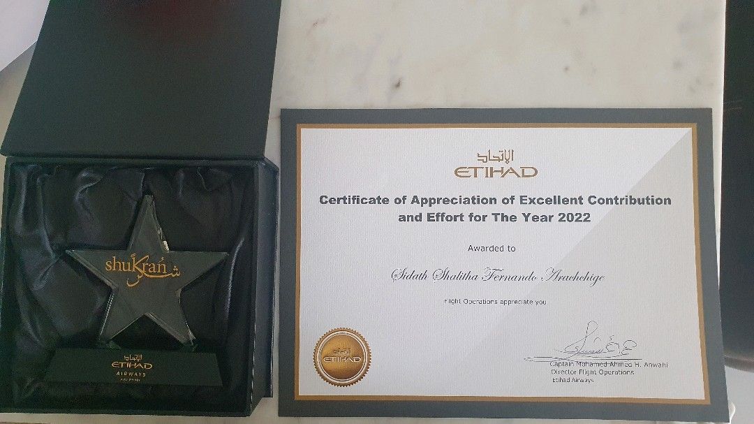Sidath Fernando on LinkedIn: Thank you Etihad . | 46 comments Sidath Fernando on LinkedIn: Thank you Etihad . | 46 comments