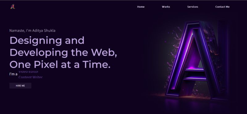 Aditya Shukla on LinkedIn: #portfolio #webdevelopment #webdevelopers # ... Aditya Shukla on LinkedIn: #portfolio #webdevelopment #webdevelopers # ...