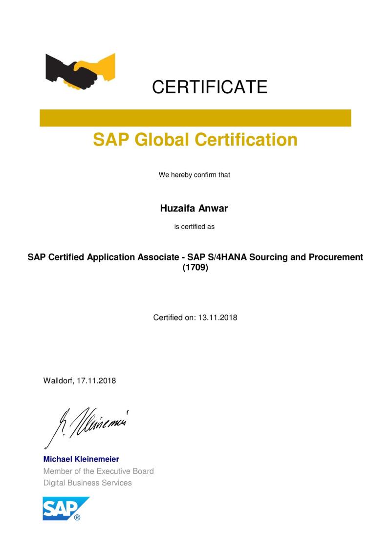 Huzaifa Anwar on LinkedIn: #sap #s4hana #applicationconsultant # ... Huzaifa Anwar on LinkedIn: #sap #s4hana #applicationconsultant # ...
