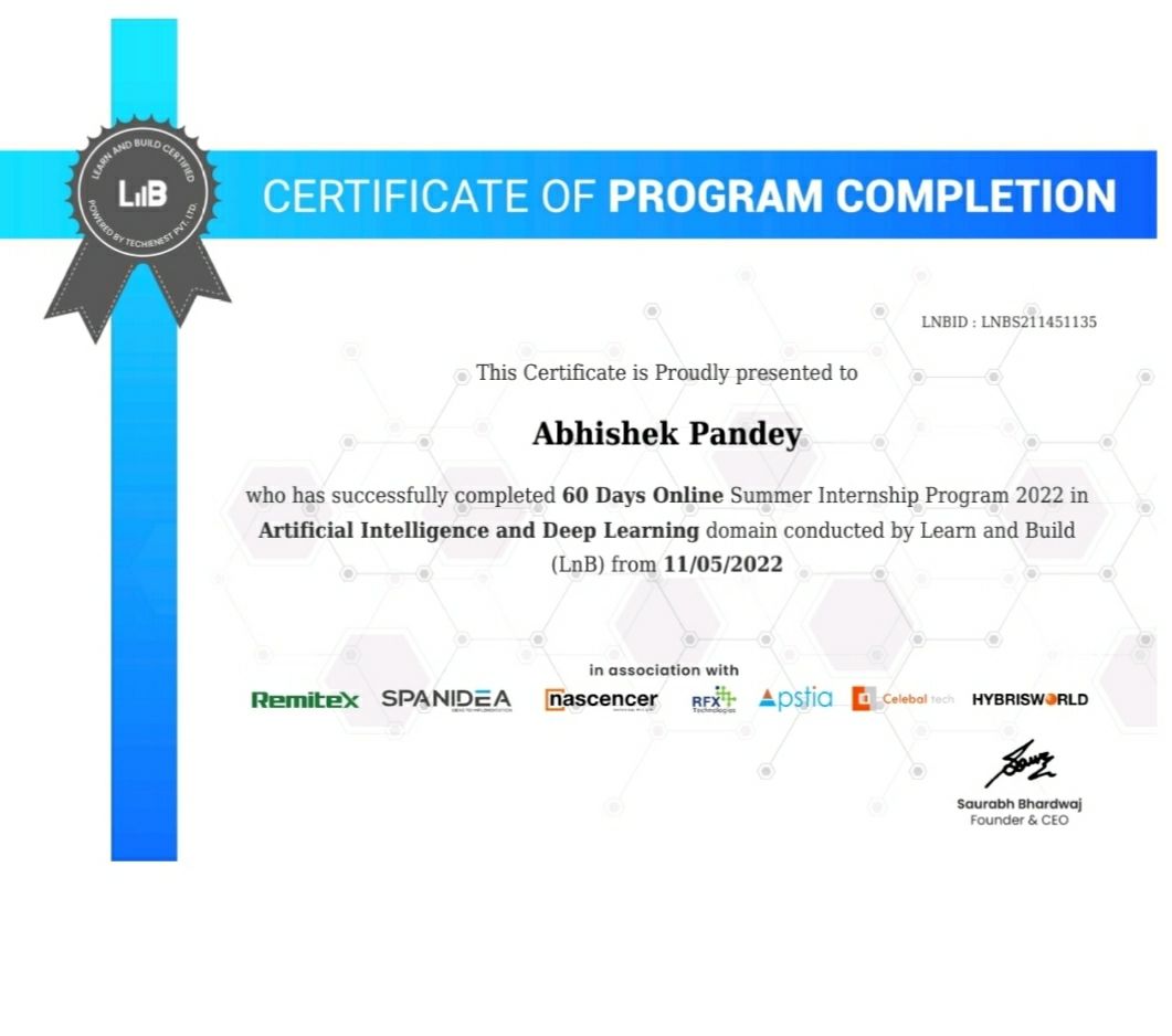 Abhishek Pandey on LinkedIn: successfully completed Abhishek Pandey on LinkedIn: successfully completed