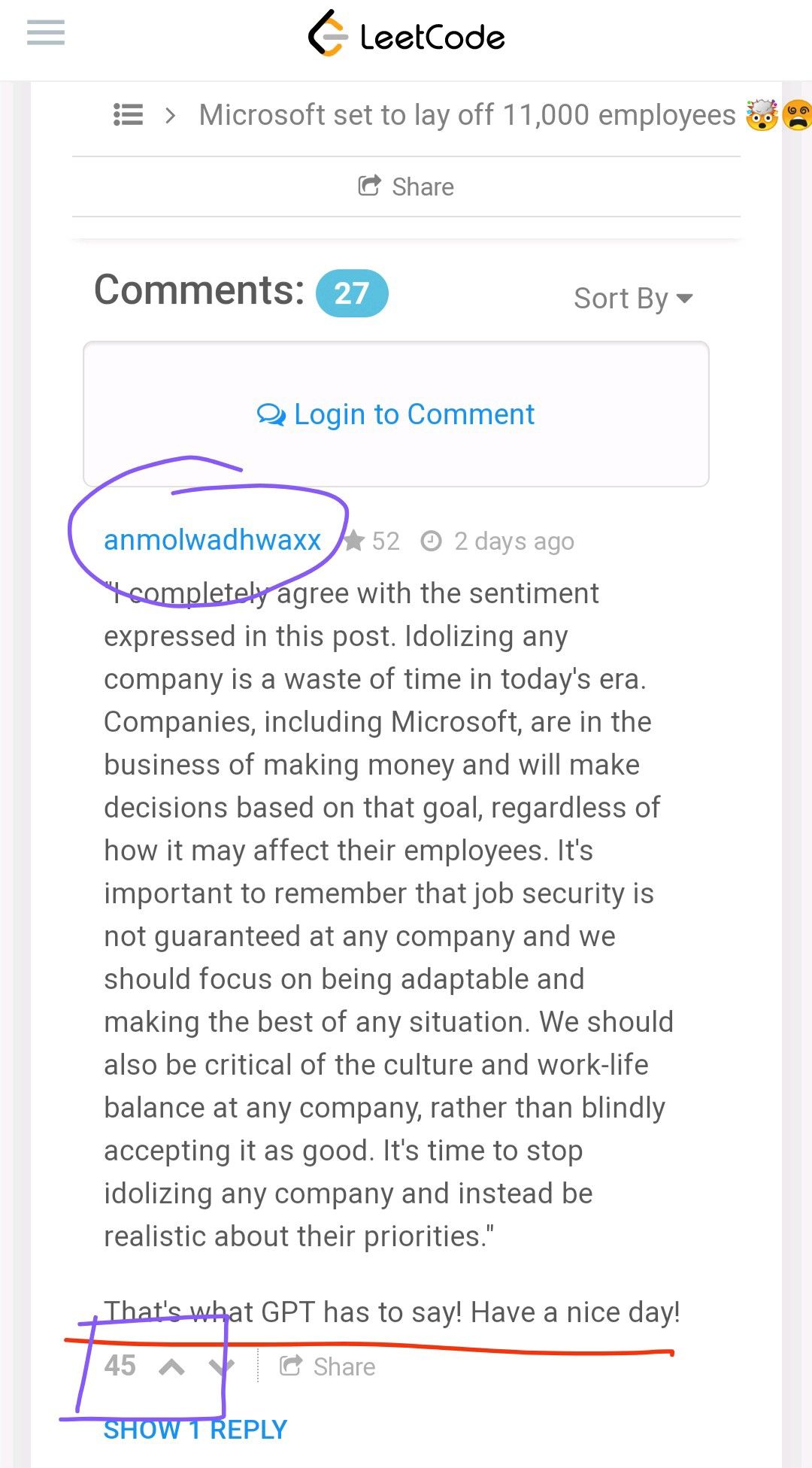 Anmol Wadhwa ️ on LinkedIn: #microsoft #layoffs #leetcode #chatgpt Anmol Wadhwa ️ on LinkedIn: #microsoft #layoffs #leetcode #chatgpt