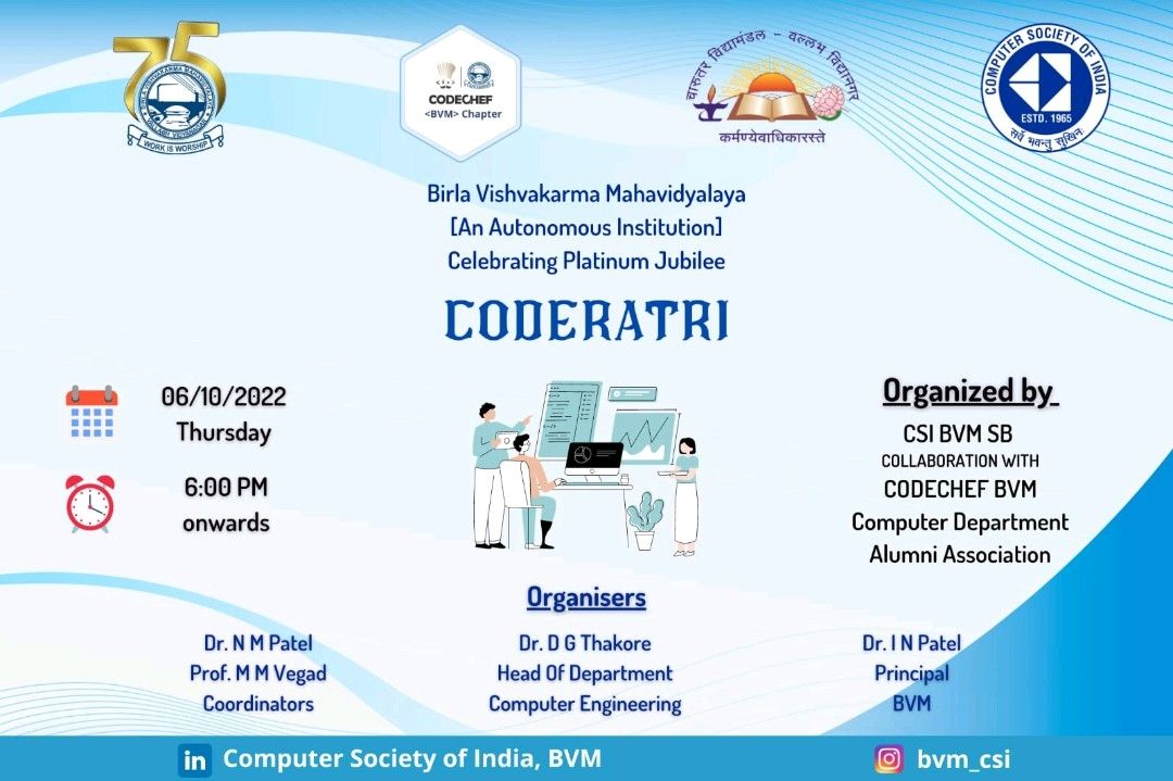 CodeChef BVM Chapter on LinkedIn: #codechef #coding #codingcompetition CodeChef BVM Chapter on LinkedIn: #codechef #coding #codingcompetition