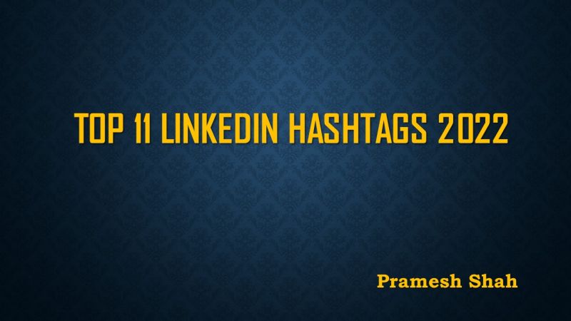 Pramesh Shah on LinkedIn: #linkedin #hashtags #followers #india # ... Pramesh Shah on LinkedIn: #linkedin #hashtags #followers #india # ...