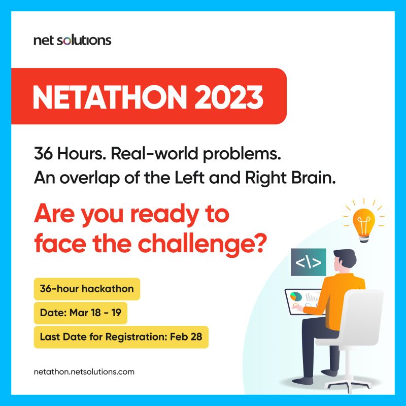 Net Solutions on LinkedIn: #tech #hacking #hackathon #netathon #coding ... Net Solutions on LinkedIn: #tech #hacking #hackathon #netathon #coding ...
