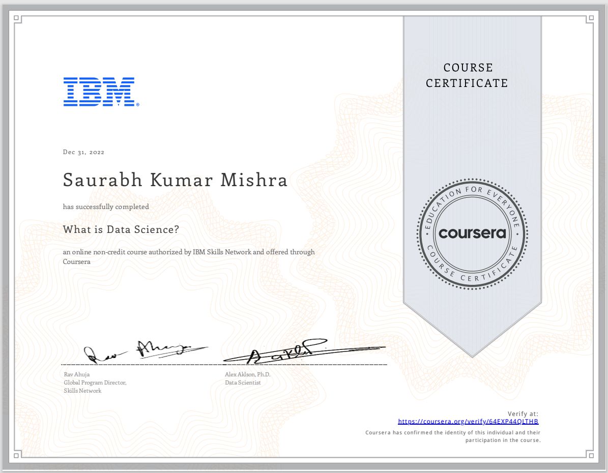 Saurabh Kumar Mishra on LinkedIn: #datascience Saurabh Kumar Mishra on LinkedIn: #datascience