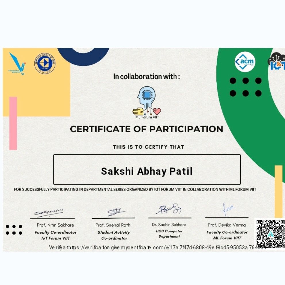 Sakshi Patil posted on LinkedIn Sakshi Patil posted on LinkedIn